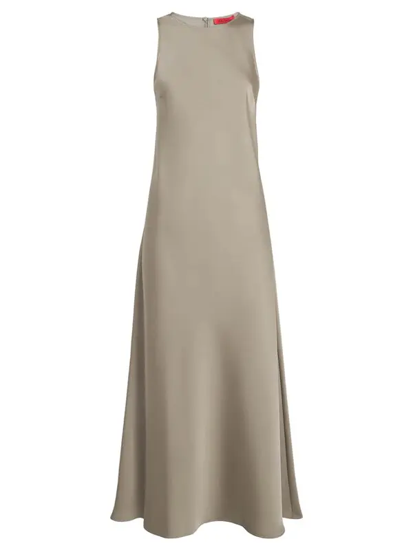 Max & Co. Satin Midi Dress - Green