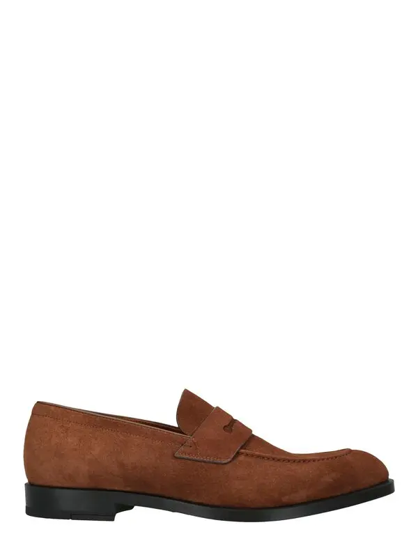 Zegna Suede Loafers - Brown