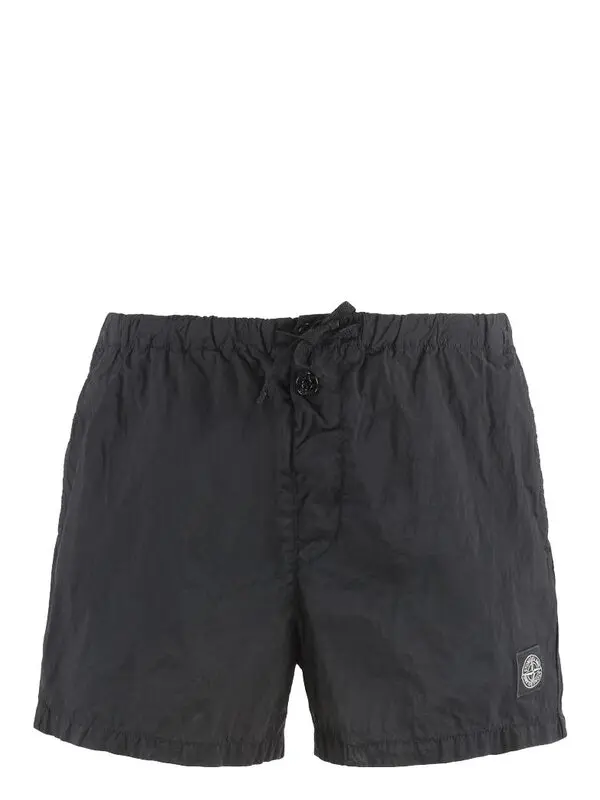 Stone Island Nylon Swim Shorts - Black