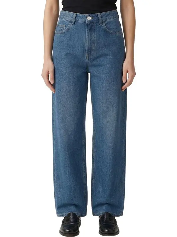 Carhartt Work In Progress Wide Leg Jeans - Blue