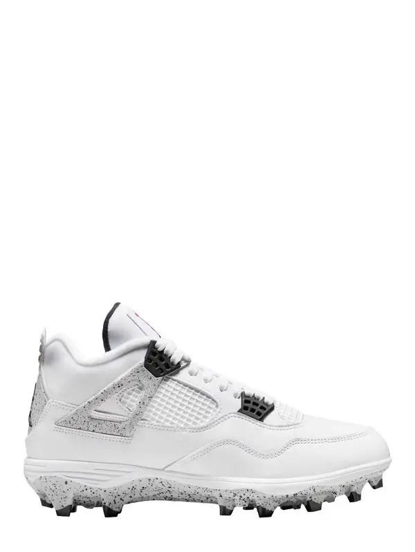 JORDAN 4 Retro Td Cleat - White