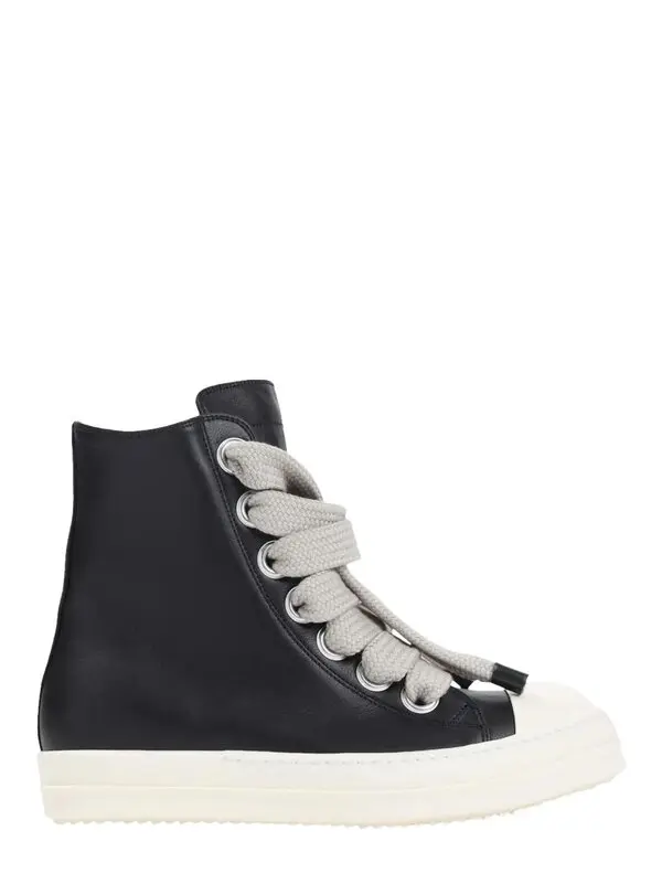 Rick Owens Concordians Jumbo Laced High-top Sneakers - Black