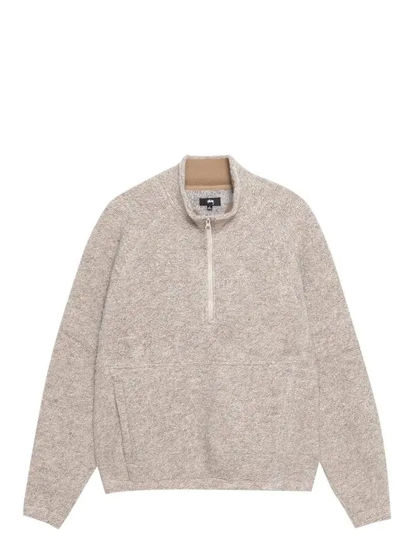 StÜssy Wool Blend Sherpa Mock - Tan