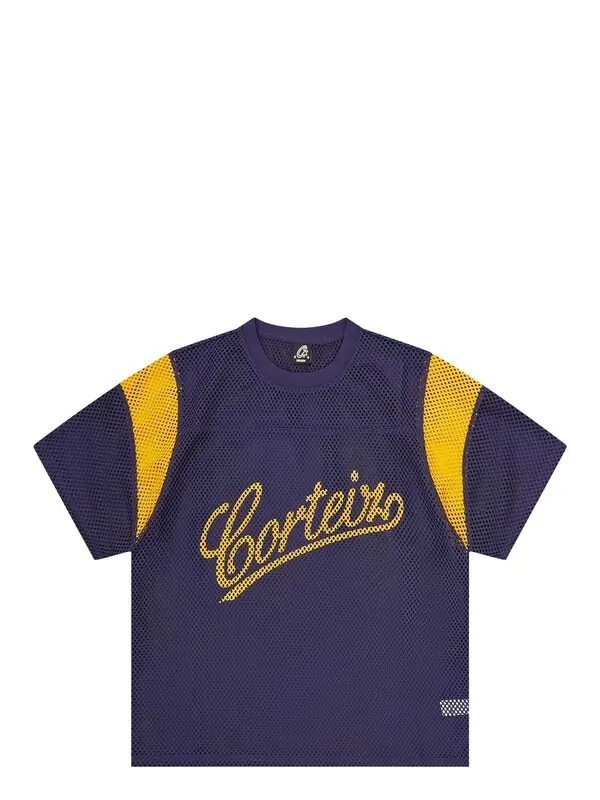 CORTEIZ Open Mesh Panel Jersey - Blue