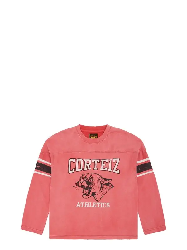 CORTEIZ Athletics Heavyweight Long-sleeve Top - Red