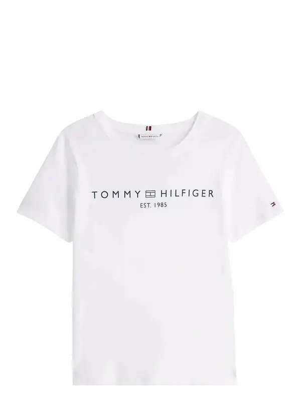 Tommy Hilfiger Logo-print Cotton T-shirt - White