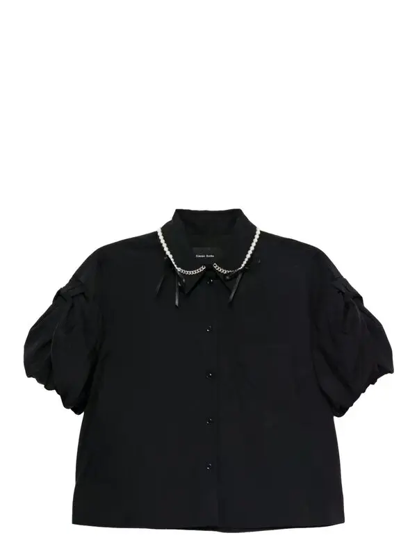 Simone Rocha Cotton Shirt - Black