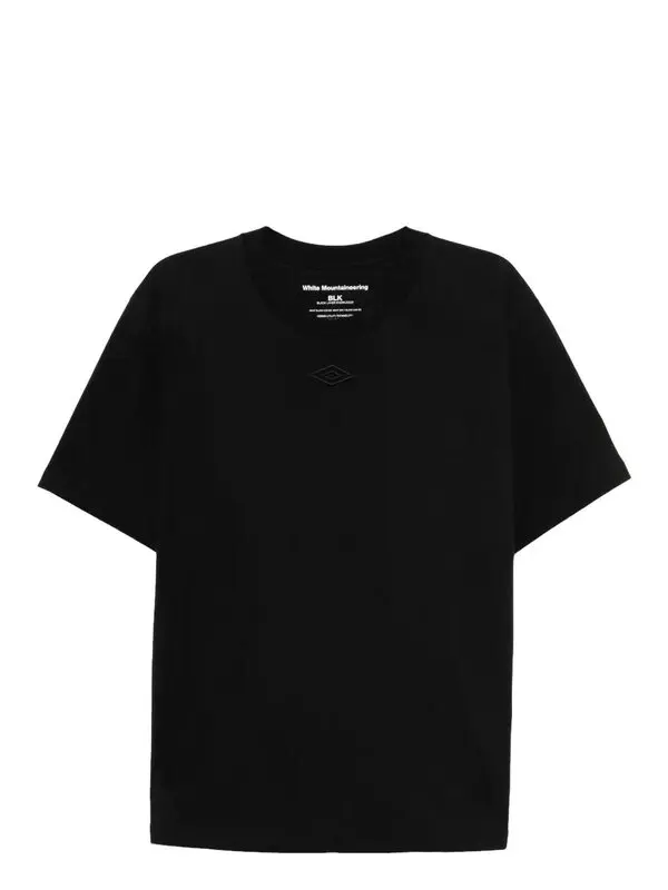 WHITE MOUNTAINEERING Embroidered-logo T-shirt - Black