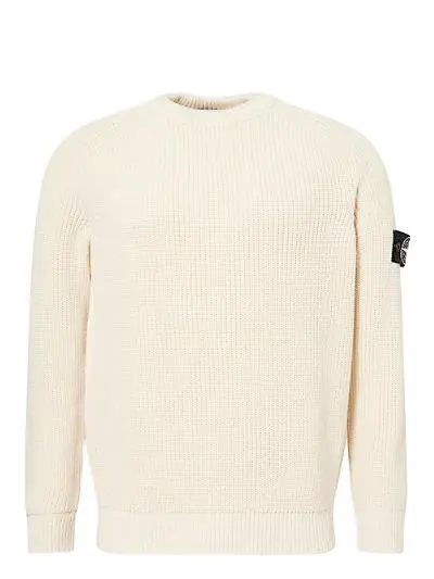 Stone Island Knitted Crewneck Jumper - Ivory