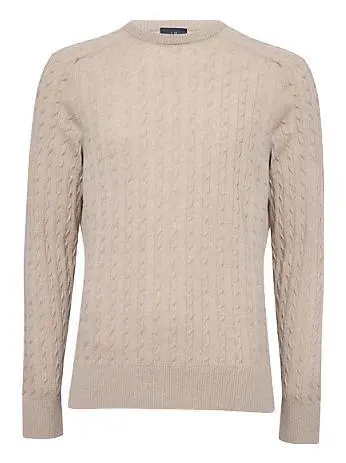 Dunhill Cable-knit Cashmere Jumper - Sesame