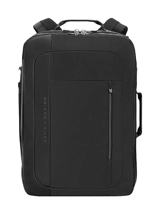Briggs & Riley Zdx Large Convertible Woven Backpack - Black