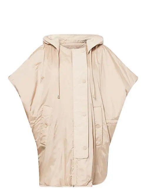 Max Mara Riva Hooded Shell Jacket - Beige