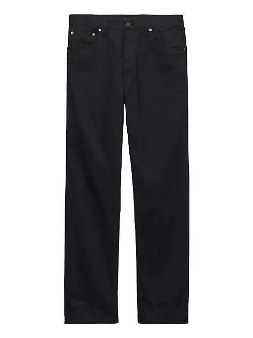 Prada Straight-leg Regular Denim Jeans - Black