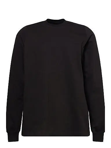 Rick Owens Crewneck Long-sleeve Cotton T-shirt - Black