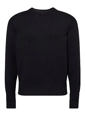 Dunhill Regular-fit Crewneck Cotton-knit Jumper - House Navy