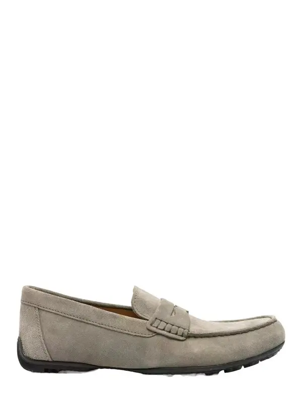 Geox Kosmopolis Suede Loafers - Green
