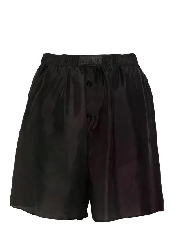 MAISON MARGIELA Silk Shorts - Black