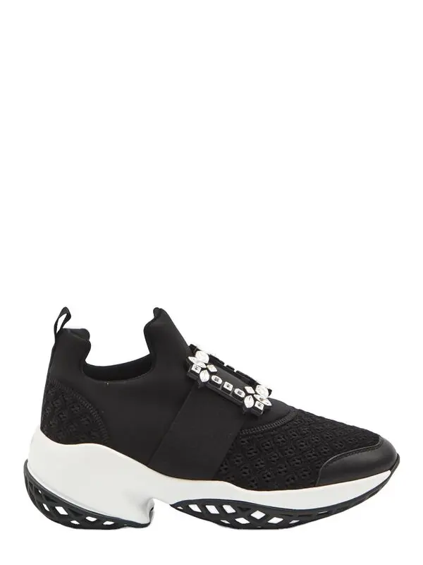 ROGER VIVIER Sneakers Viv' Run In Fabric - Black
