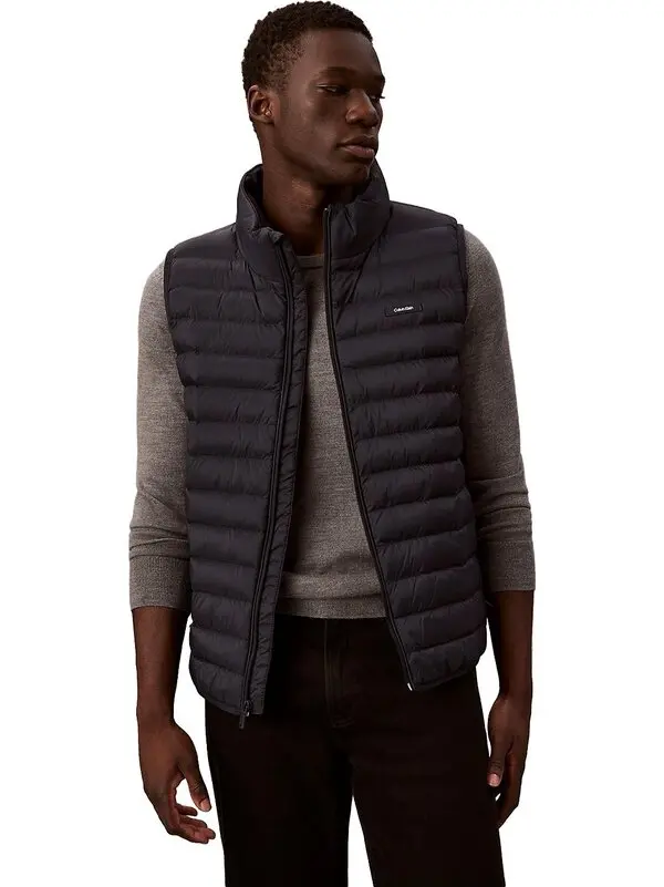 Calvin Klein Nylon Puffer Vest - Dark Sapphire