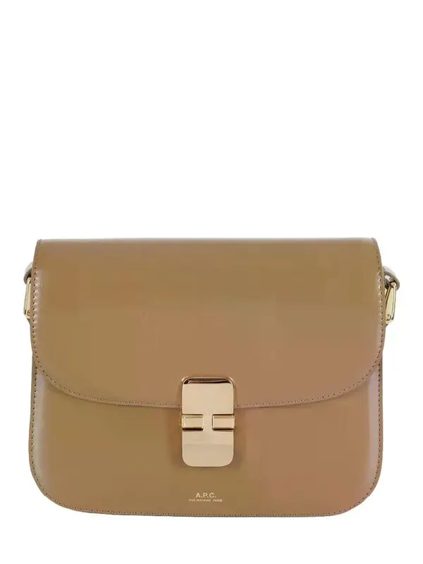 A.p.c. Grace Leather Shoulder Bag - Brown