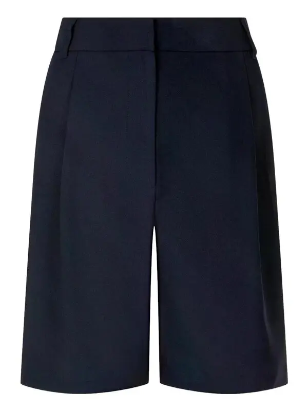 STUDIO TOMBOY Pleated Pocket Shorts - Blue