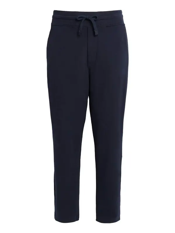 Pal Zileri Cotton-blend Drawstring Sweatpants - Navy