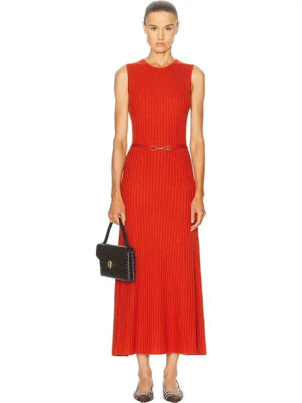 Gabriela Hearst Meier Dress - Antelope Orange
