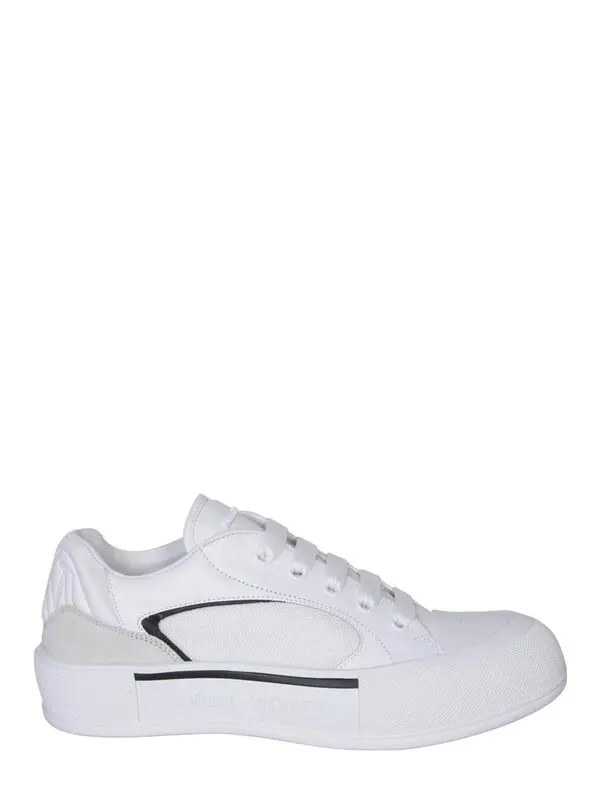 Alexander McQueen Lace-up Sneakers - White