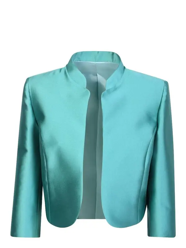 CHANTAL LENOIR Short Mikado Jacket - Green