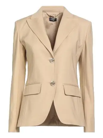 LIU •JO Single-breasted Blazer - Beige