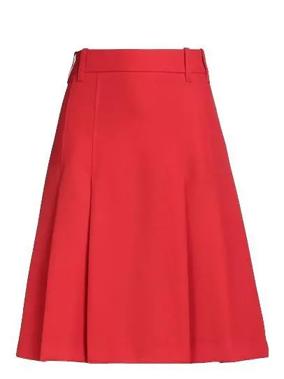 DEPARTMENT 5 Canvas Pleated Midi Skirt - Red