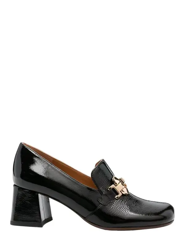 Chie Mihara 60mm Chain-link Block-heel Pumps - Black