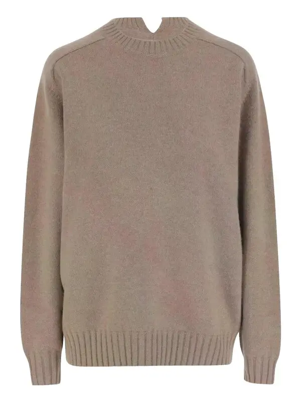 Carven Crew-neck Cashmere Sweater - Neutrals