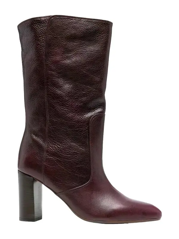 Chie Mihara 85mm Exis Leather Boots - Brown
