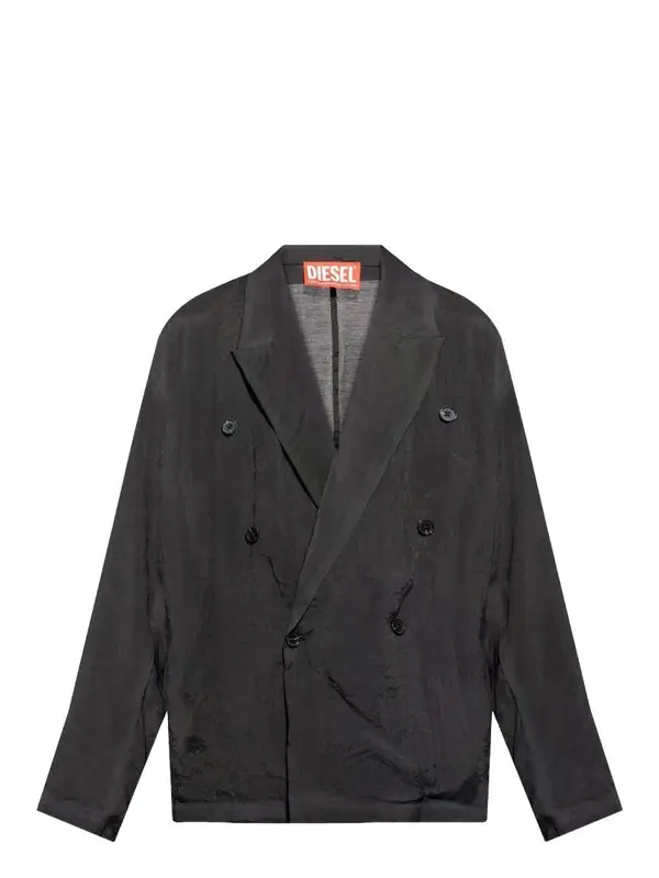 DIESEL J-keysery Double-breasted Blazer - Black