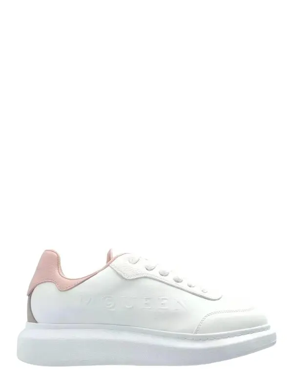 Alexander McQueen Oversized Embossed-logo Platform Sneakers - White