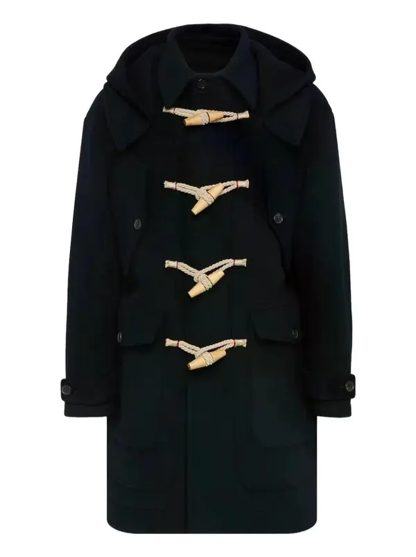 Dsquared2 Hooded Duffle Coat - Blue