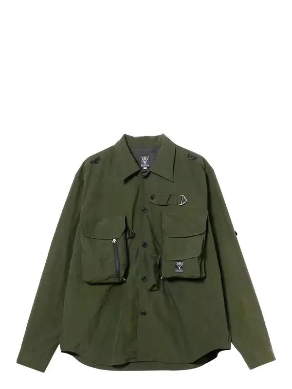SOUTH2 WEST8 Logo-patch Shirt - Green