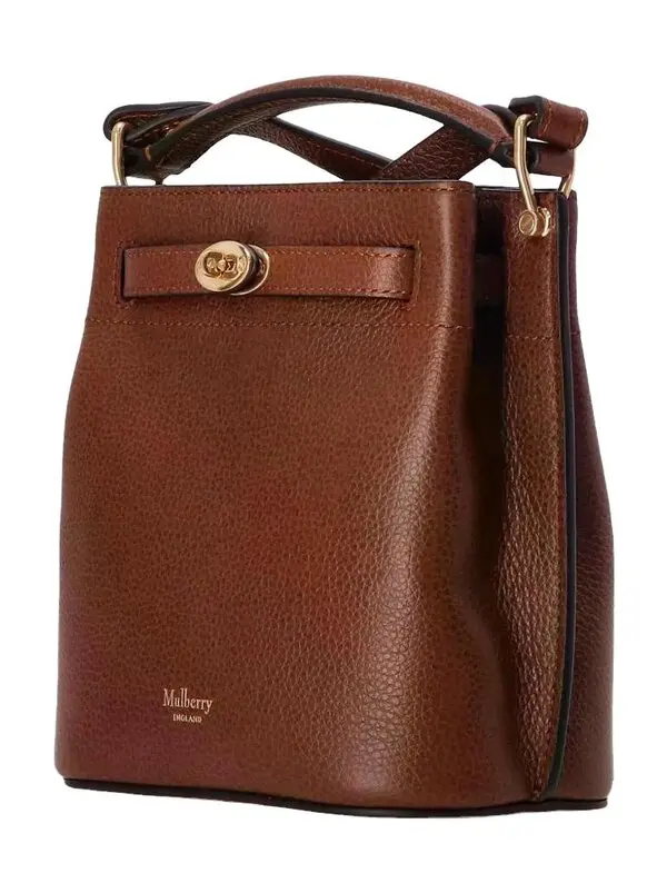 Mulberry Leather Satchel - Brown