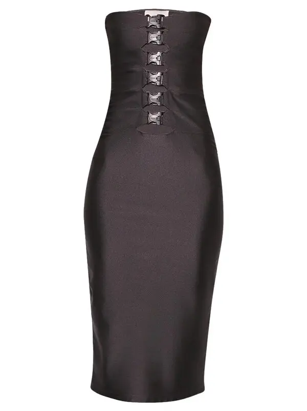 Coperni Multi Buckle Petra Dress - Grey