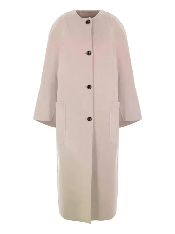 Max Mara Cashmere Patch-pocket Coat - Neutrals