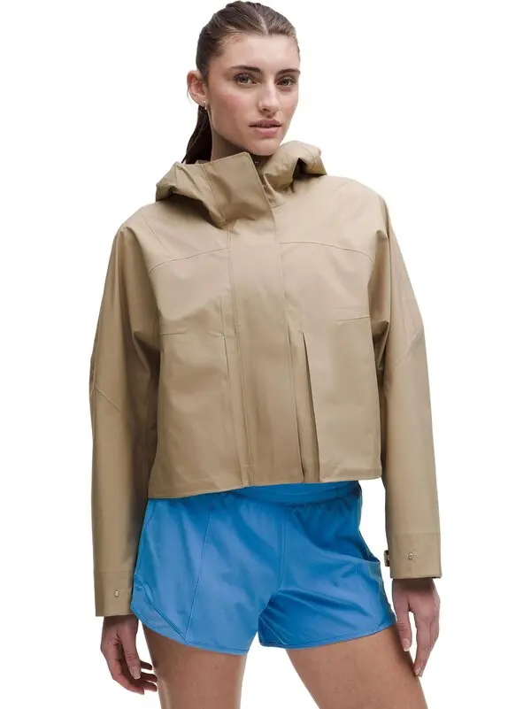 Lululemon Rain Chaser Cropped Jacket - Sheer Oak