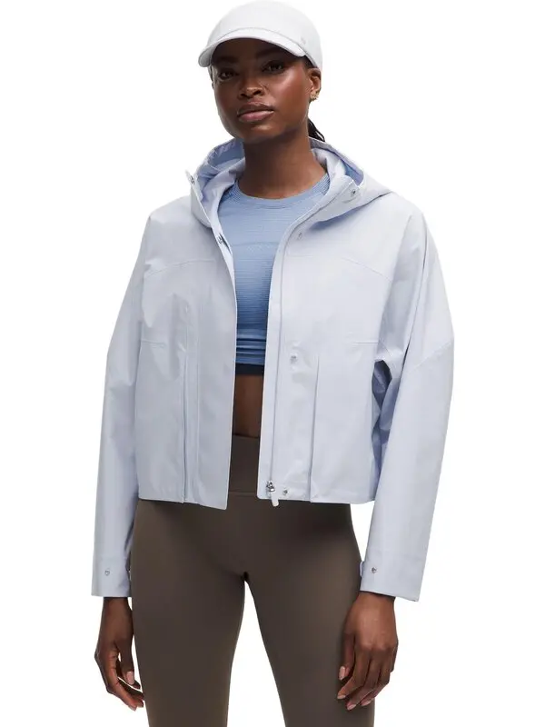 Lululemon Rain Chaser Cropped Jacket - Starch Blue