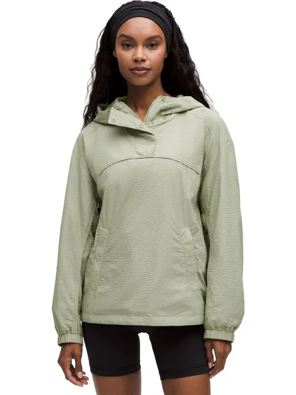 Lululemon Pack Lite Anorak - Fog Green