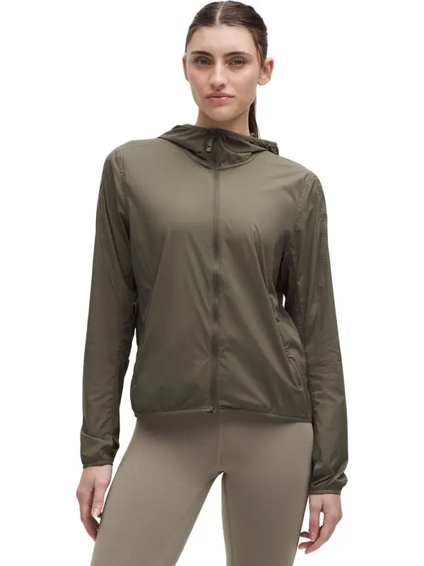 Lululemon Breathable Lightweight Training Jacket - Army Green