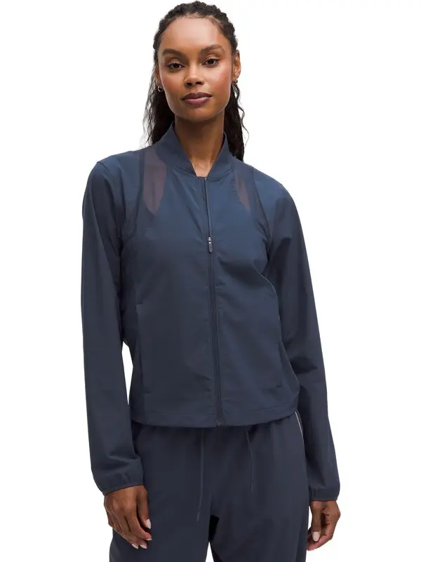 Lululemon Mesh-ventilated Tennis Jacket - Club Blue