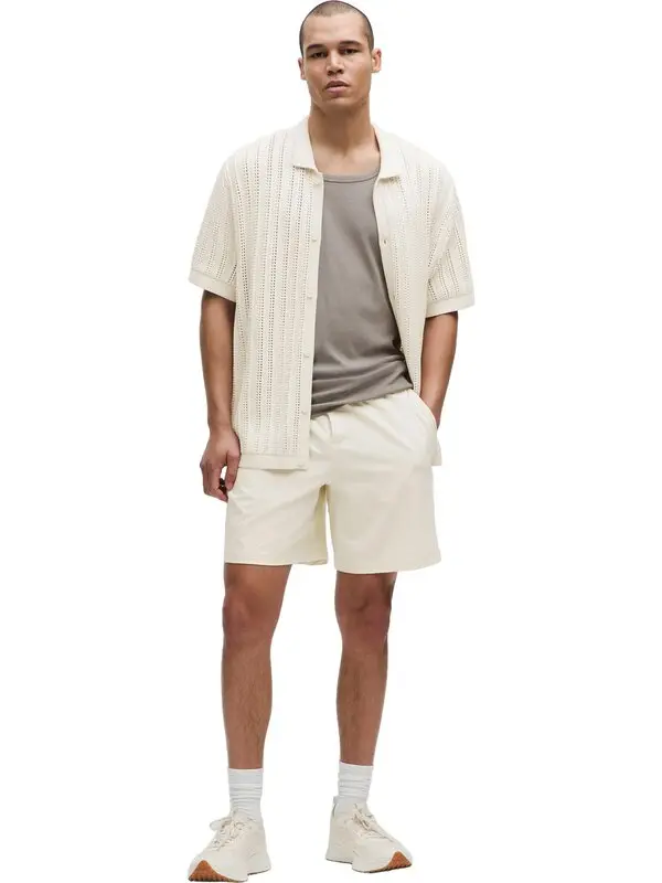 Lululemon Stretch Ripstop Short 8 - Light Ivory