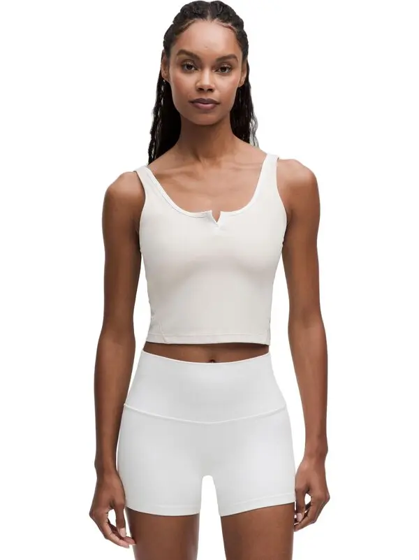Lululemon Align™ Notched-neck Tank Top - Light Ivory/white