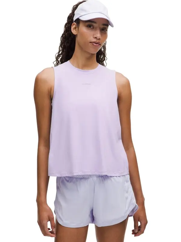 Lululemon Pace Crush Cross-back Graphic Tank Top - Lavender Frost