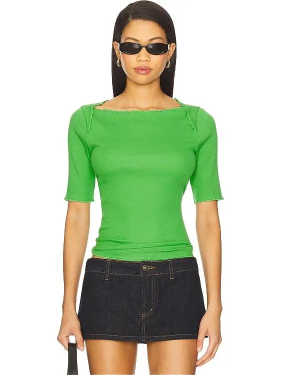 NATION LOS ANGELES Julee Top - Lime